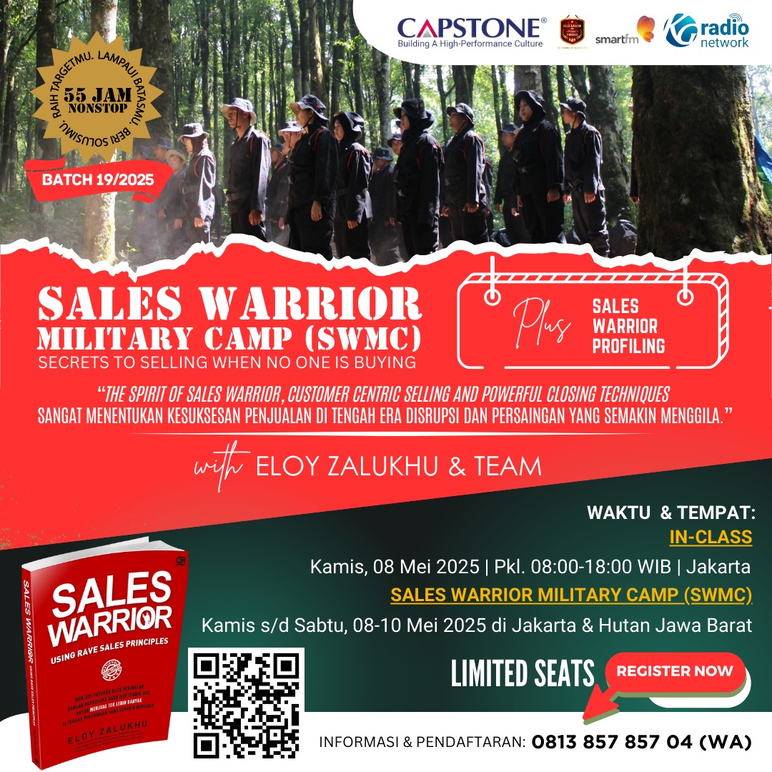 Sales Warrior Military Camp (SWMC) – CAPSTONE® Asia Servitama