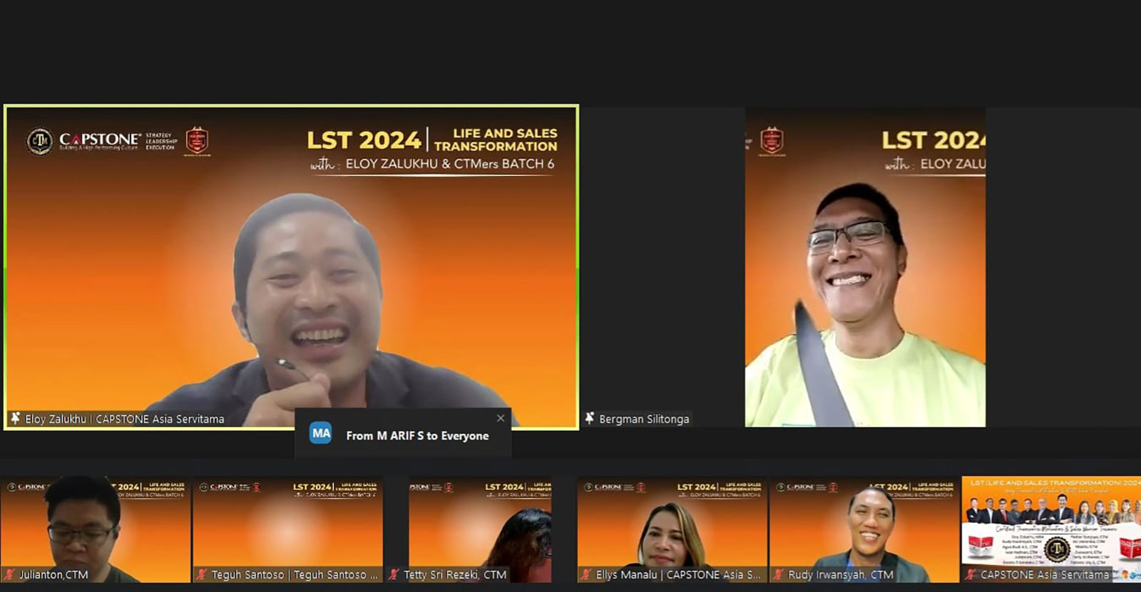 Life and Sales Transformation (LST) 2024 – CAPSTONE® Asia Servitama