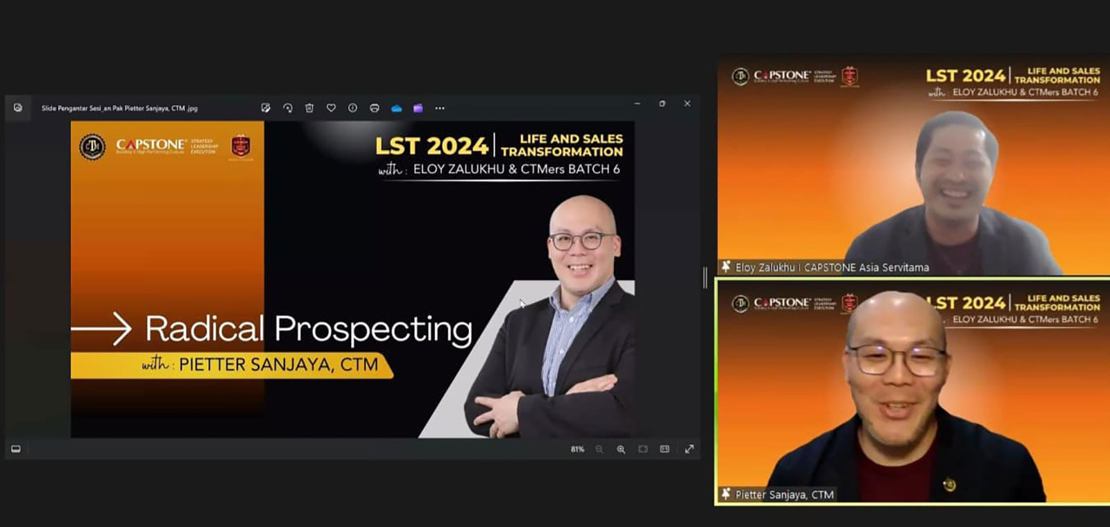 Life and Sales Transformation (LST) 2024 – CAPSTONE® Asia Servitama